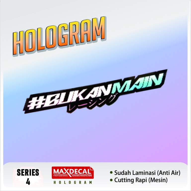 Jual STICKER HOLOGRAM SERIES 4 | STICKER RACING | STICKER PACK ...