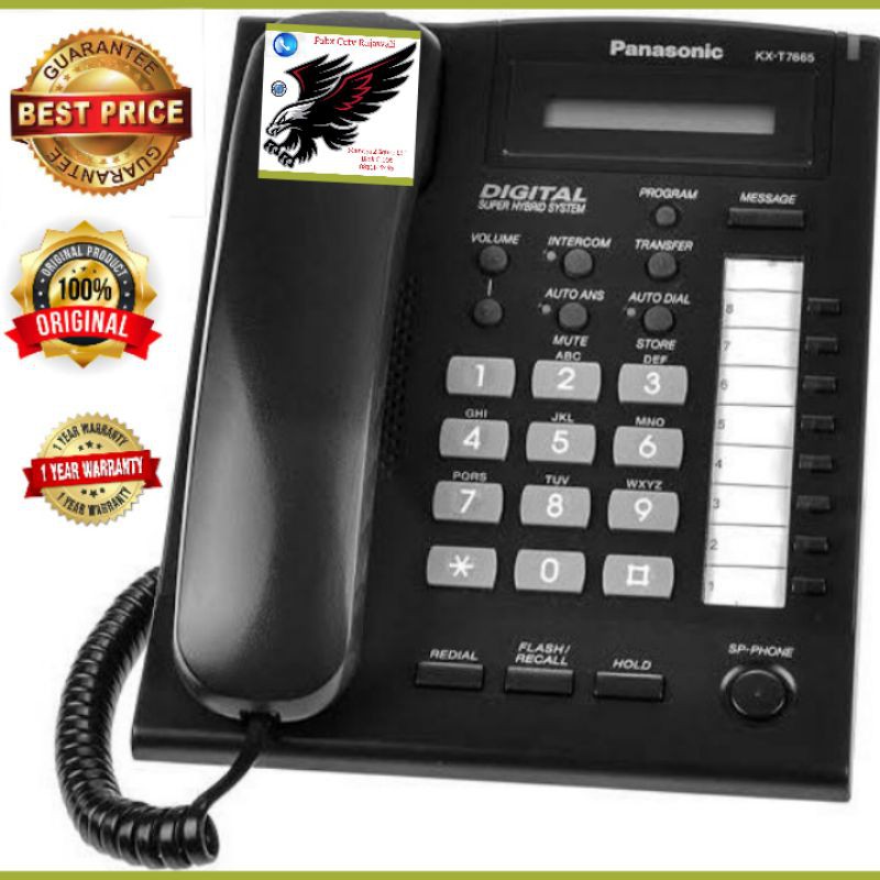 Jual KX-T7665 Panasonic Digital Telepone ready putih dan Hitam | Shopee Indonesia
