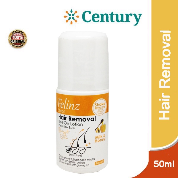 Jual Felinz Step 1 Hair Removal Roll On Lotion 50ML / Perontok Bulu ...