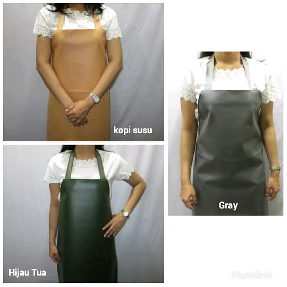 Jual Celemek Apron Kulit sintesis PVC apron Syinthetic leather Berkua ...