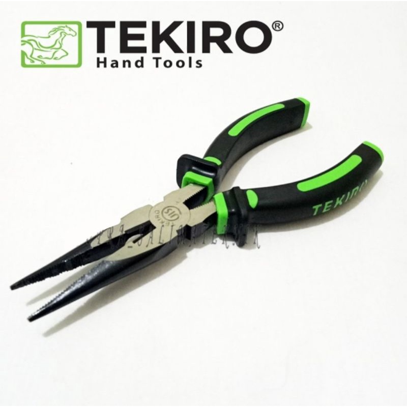 Jual TANG LANCIP TEKIRO 8 INCH / LONG NOSE PLIERS TEKIRO 8 INCH | Shopee Indonesia