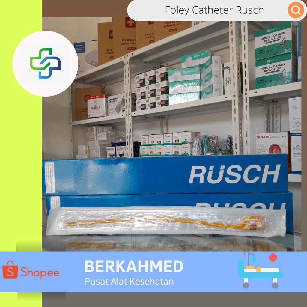 Jual Foley Kateter Rusch 16Fr 18Fr/ Selang Urine/ Foley Kateter Rusch 2 ...