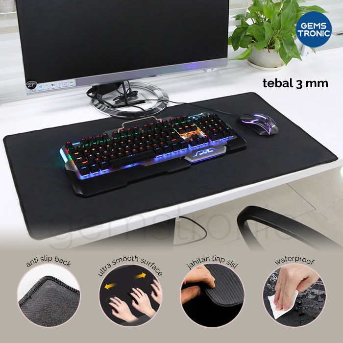 Jual Gaming Mouse Pad Polos Mousepad Extra Large | Shopee Indonesia