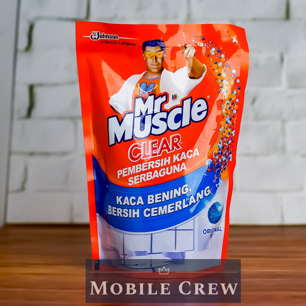 Jual Mr Muscle Pembersih Kaca Original Pouch 440ml | Shopee Indonesia