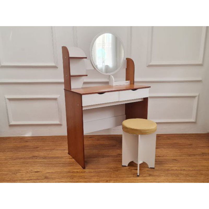 Jual meja rias kaca & kursi ukuran anak | Shopee Indonesia