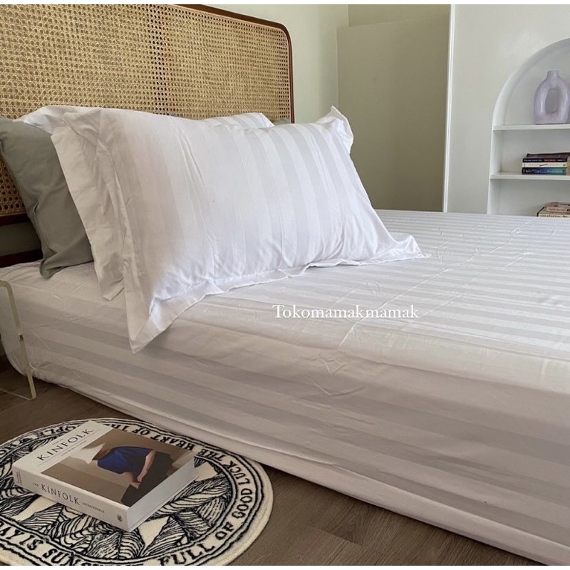 Jual Sprei Hotel Dobby Cotton 300tc, Bedcover Only (tanpa sprei set ...