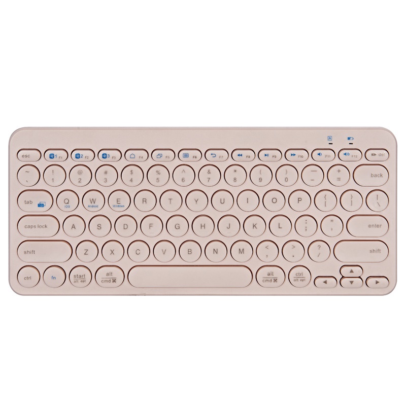 Jual Keyboard Bluetooth Wireless Multi Device Mini For PC Laptop ...