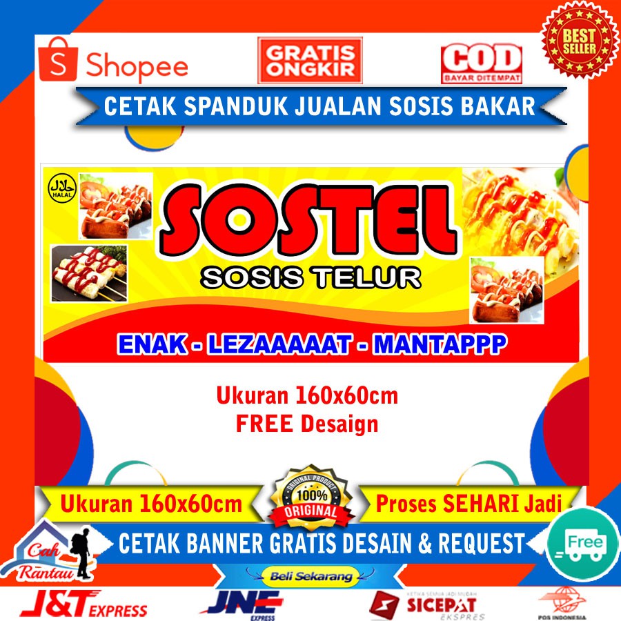 Jual Cetak Banner Spanduk Backdrop Custom Murah Free Design Baliho ...