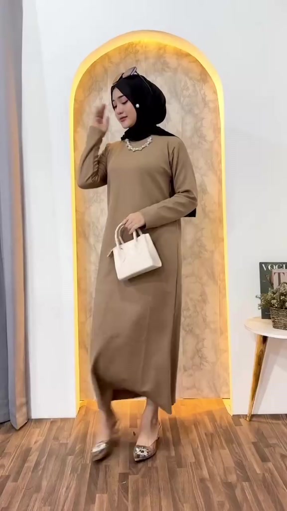 Jual INNER DRESS KNIT PREMIUM LENGAN PANJANG ENIFTA | Shopee Indonesia