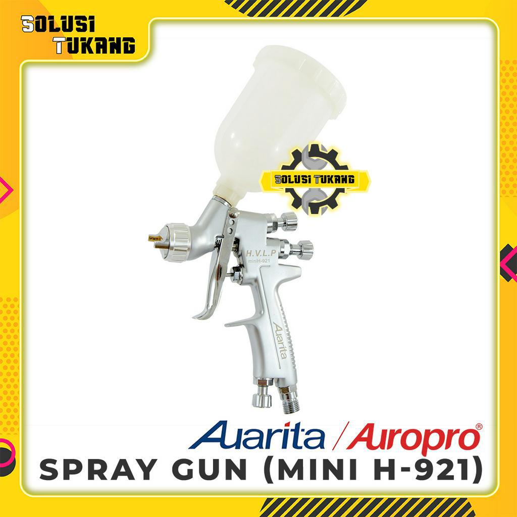 Jual Spray Gun HVLP Mini Auarita ( auropro ) H921 Nozzel 1mm H-921 Tabung Atas Aurita | Shopee ...