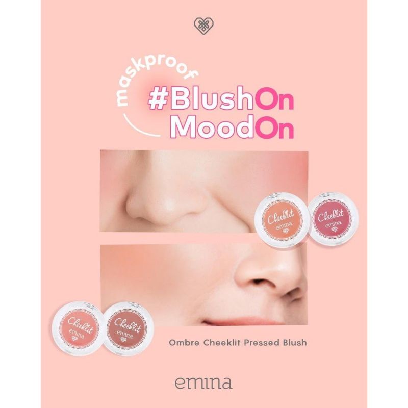 Jual EMINA Cheek lit Pressed powder Blush | Shopee Indonesia