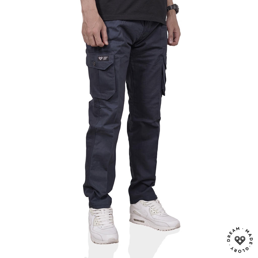 Jual Cargo Pants - Kuma - Navy by Feel Denim | Shopee Indonesia