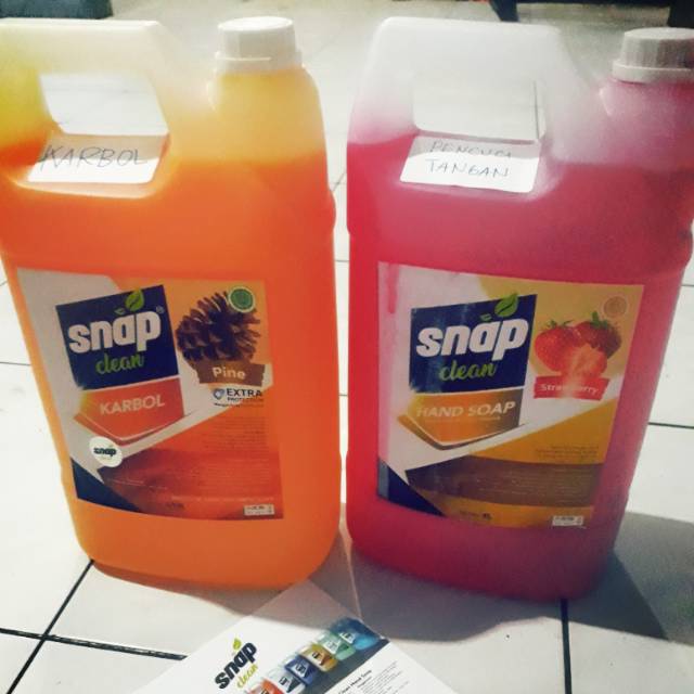 Jual SNAP CLEAN Berbagai keguanannya 4 liter | Shopee Indonesia