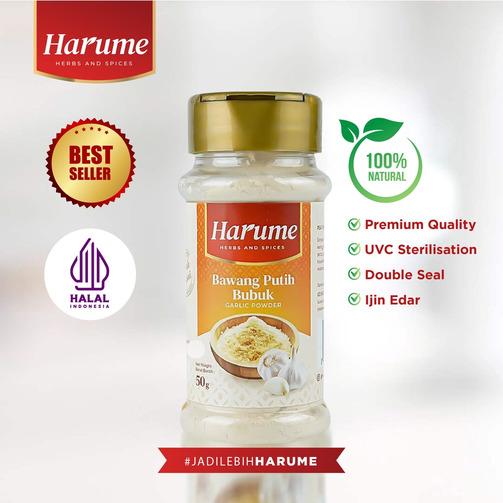 Jual HARUME - Bawang Putih Bubuk (Garlic) | Shopee Indonesia