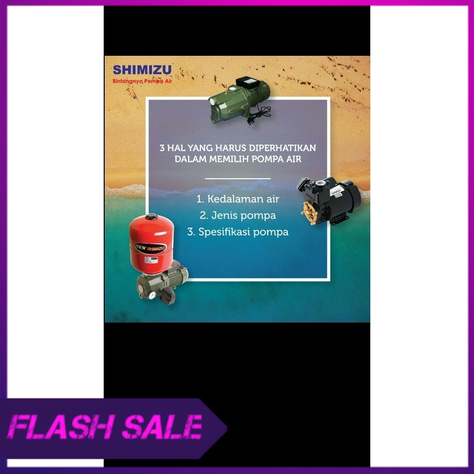 Jual Pompa air Shimizu type Jet Pump PC 260 BIT | Shopee Indonesia