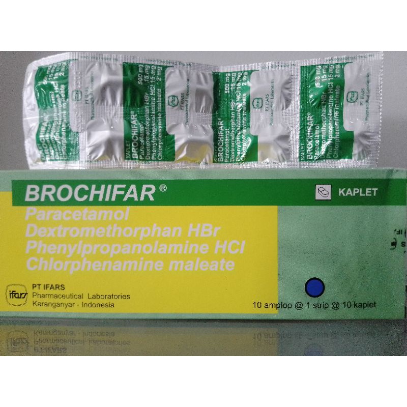 Jual Brochifar Hijau 10 tablet | Shopee Indonesia