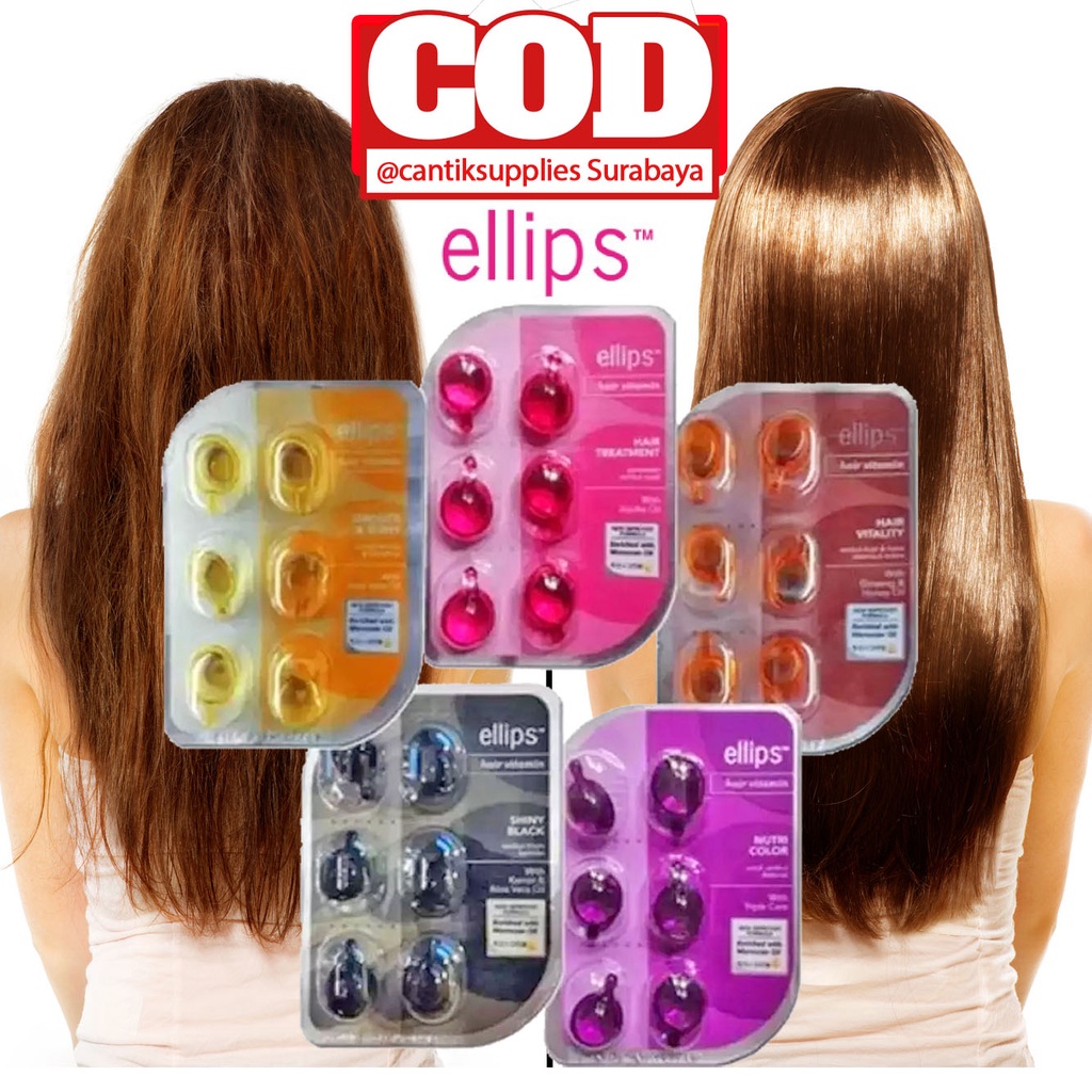 Jual ACS . ORIGINAL Ellips Hair Vitamin Elips Vitamin Rambut Sachet Isi ...