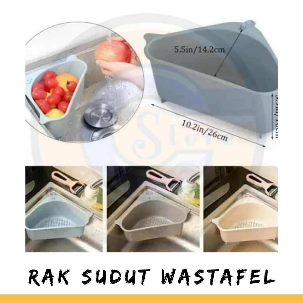 Jual Rak Sudut Wastafel Dapur Segitiga Triangle Shape Holder ...
