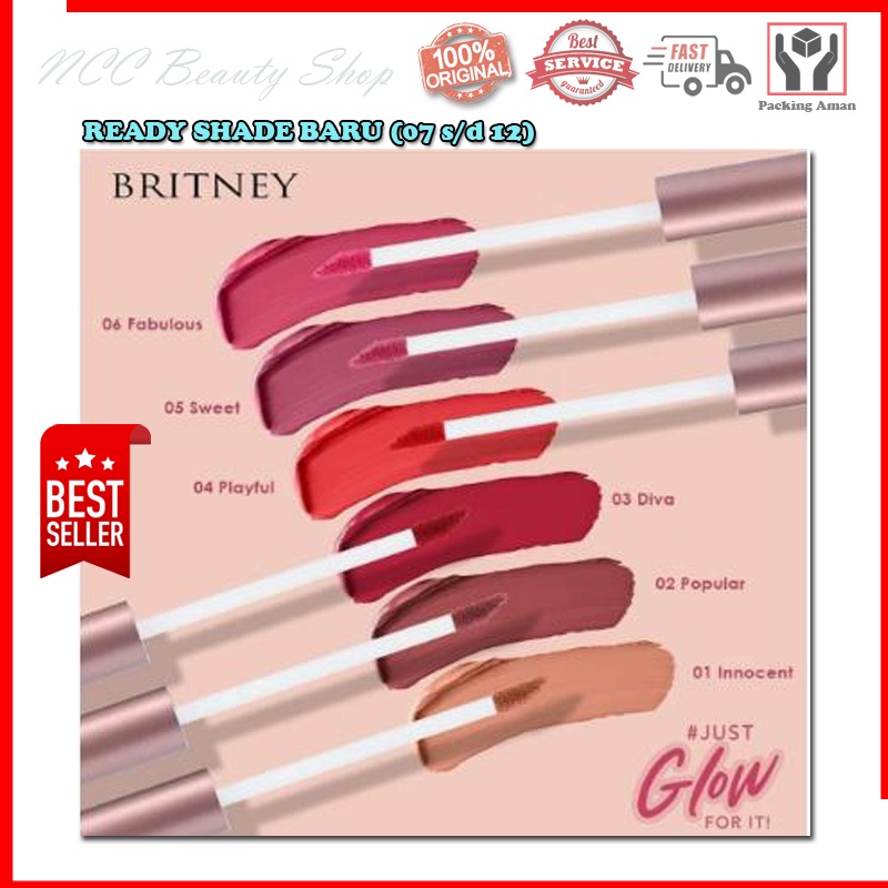 Jual * NCC * Purbasari Britney Lip Cream Matte Dreamy Lipcream Lipstik ...
