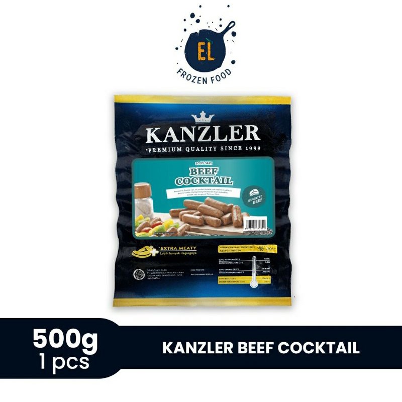 Jual KANZLER BEEF COCKTAIL 500gr | Shopee Indonesia