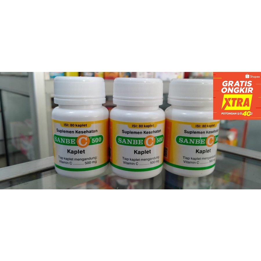 Jual Sanbe C Botol Isi 80 Vitamin C 500 mg | Shopee Indonesia