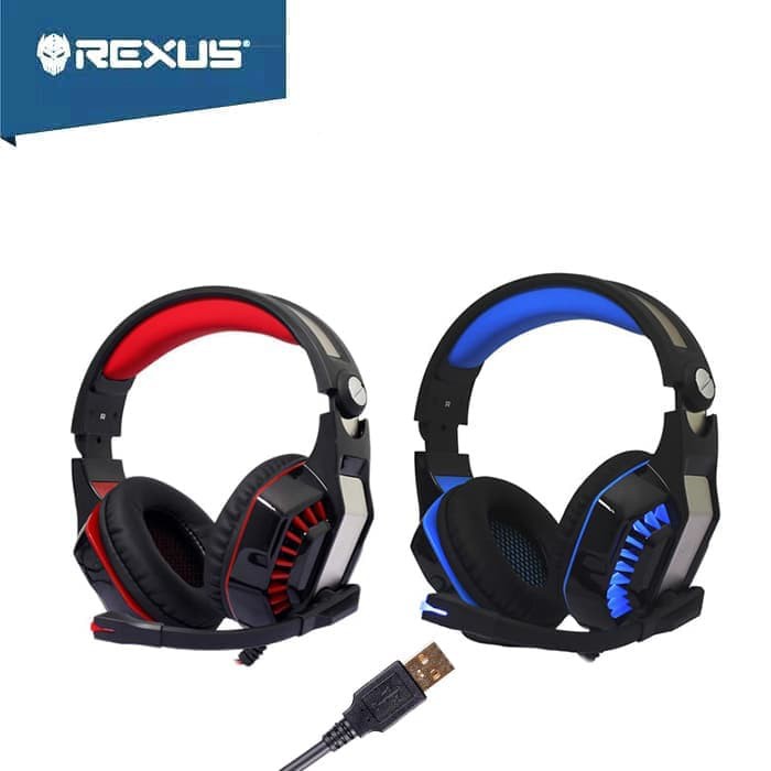Jual Rexus HX2 Thundervox Advanced Gaming Headset Series HX-2 - Merah ...
