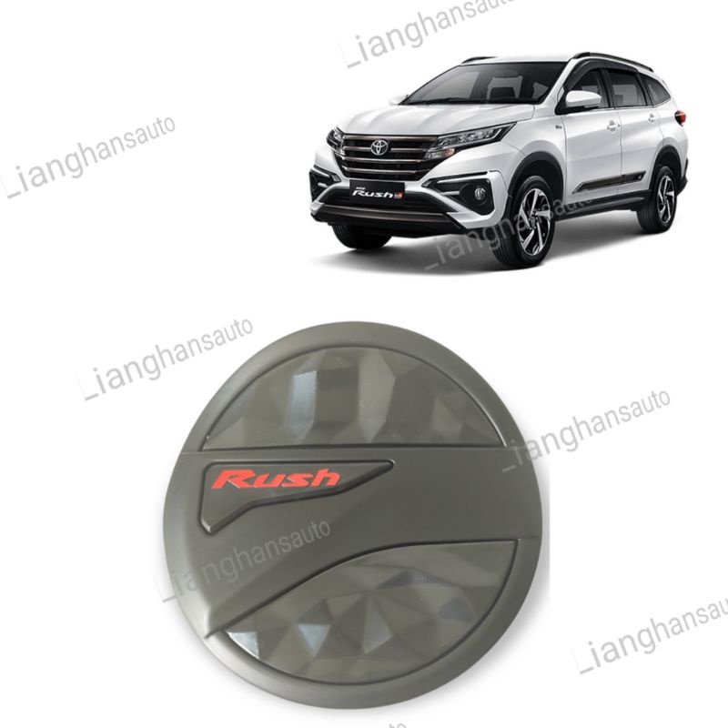 Jual TANK COVER TUTUP BENSIN ALL NEW RUSH 2018-2022 DIAMOND HITAM | Shopee Indonesia