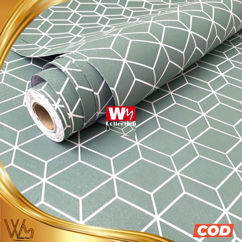Jual Wallpaper Dinding Sticker Motif Marmer Polos Pastel 45cm X 100cm
