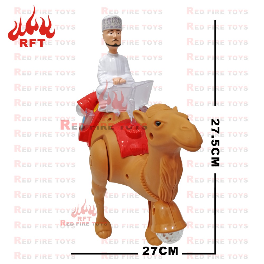 Jual DOUBLE GREAT Mainan anak UNTA onta camel baterai bisa jalan lampu ...