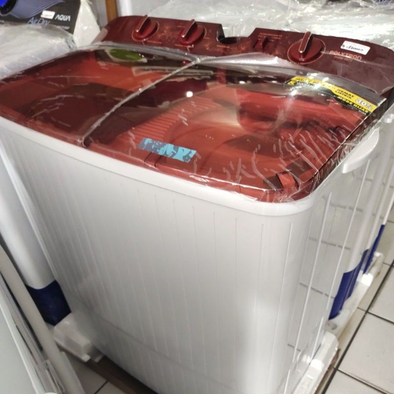Jual MESIN CUCI 2 TABUNG 9,5 KG POLYTRON PWM 9572 PWM9572 | Shopee ...