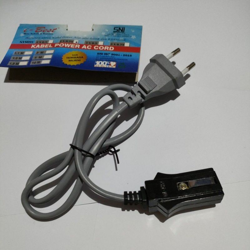Jual Kabel teko listrik tembaga jek teko pemanas air kabel colokan mug ...