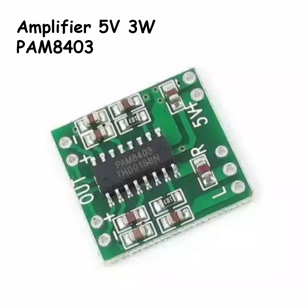 Jual PAM8403 Mini Amplifier Module 5V 3W PAM 8403 Ampli Modul | Shopee ...