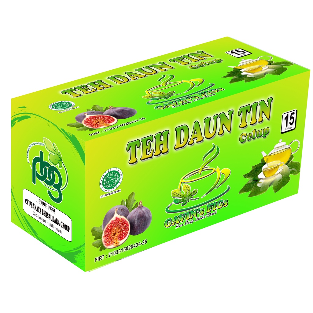 Jual Gavin's Figs - Teh Celup Daun Tin (Halal) | Shopee Indonesia