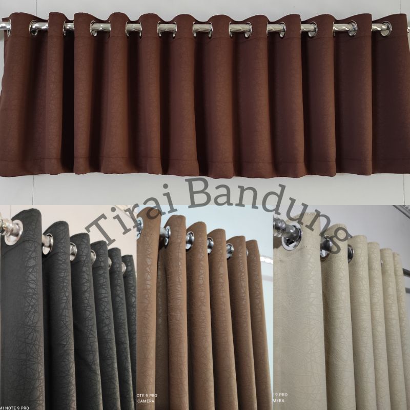 Jual Gorden Poni 12 Gelembung, Lebar 260cm X Tinggi 50cm, Gorden Poni ...