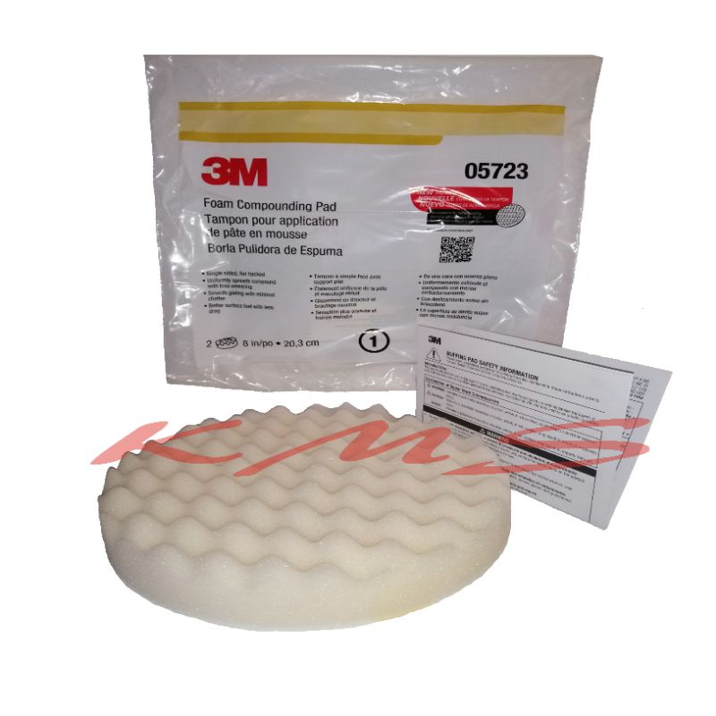 Jual 3M Foam Compounding Pad 05723 Busa Poles Putih 3M 05723 | Shopee ...