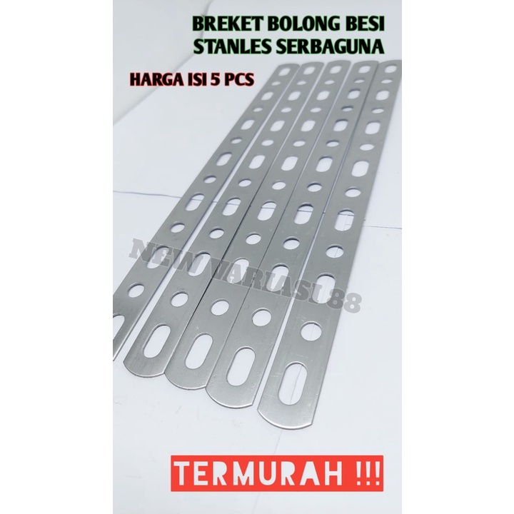 Jual BREKET PLAT BESI BOLONG SERBAGUNA MULTI FUNGSI BAHAN TEBAL WARNA ...