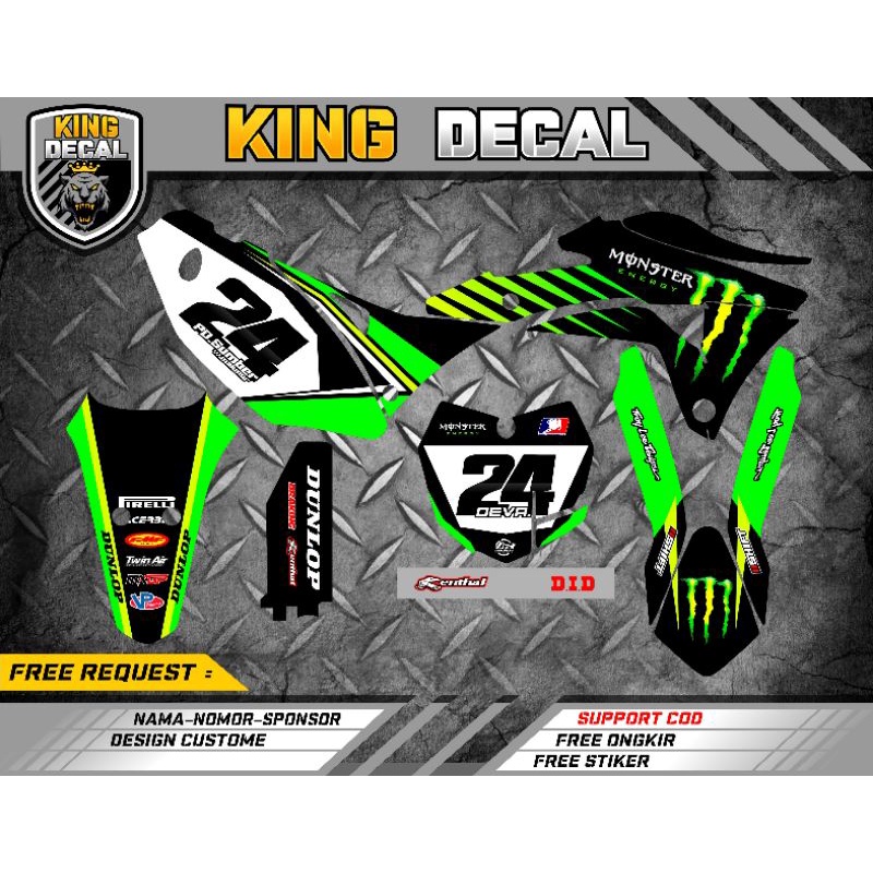 Jual DECAL STICKER KLX GORDON FULL BODY DECAL GORDON DECAL STIKER KLX ...
