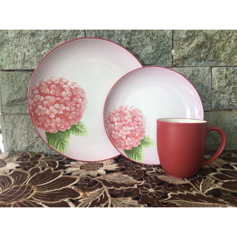 Jual PIRING KERAMIK SATU SET | Shopee Indonesia
