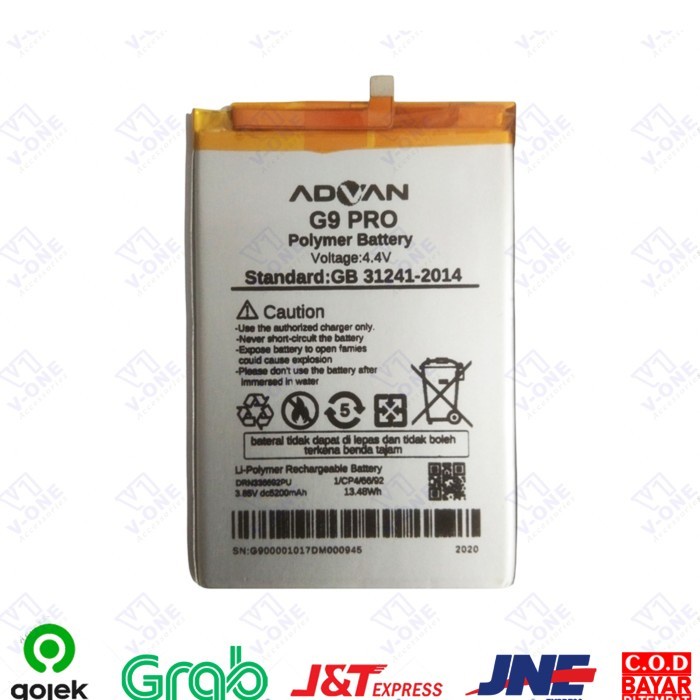 Jual PPL- BATERAI BATRE ADVAN ADV858 G6501 ADVAN G9 / G9 PRO ORIGINAL | Shopee Indonesia