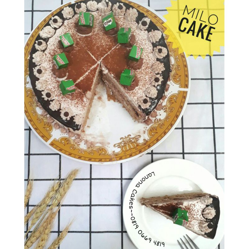 Jual Milo Cake 20cm | Shopee Indonesia