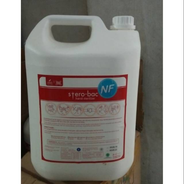 Jual Sterobac Hand Sterilizer kemasan 5lt | Shopee Indonesia