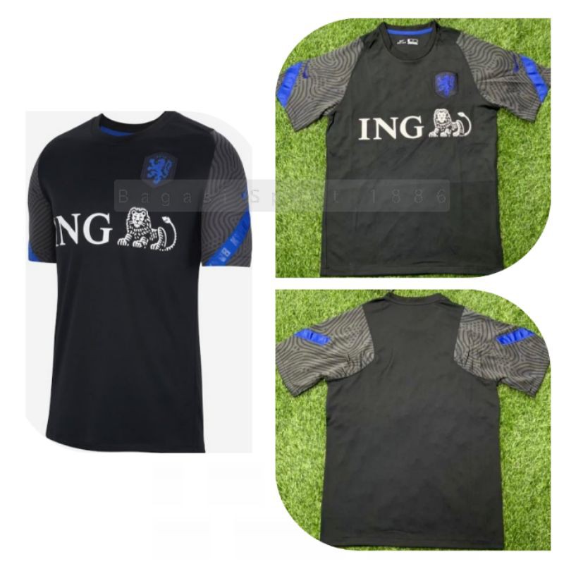 Jual Jersey Bola Negara Inggris Prematch Kit Hitam Training Piala Eropa ...