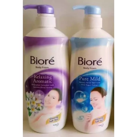 Jual Biore Body Foam 550ml Botol Sabun Mandi Cair Sabun Biore 550ml ...