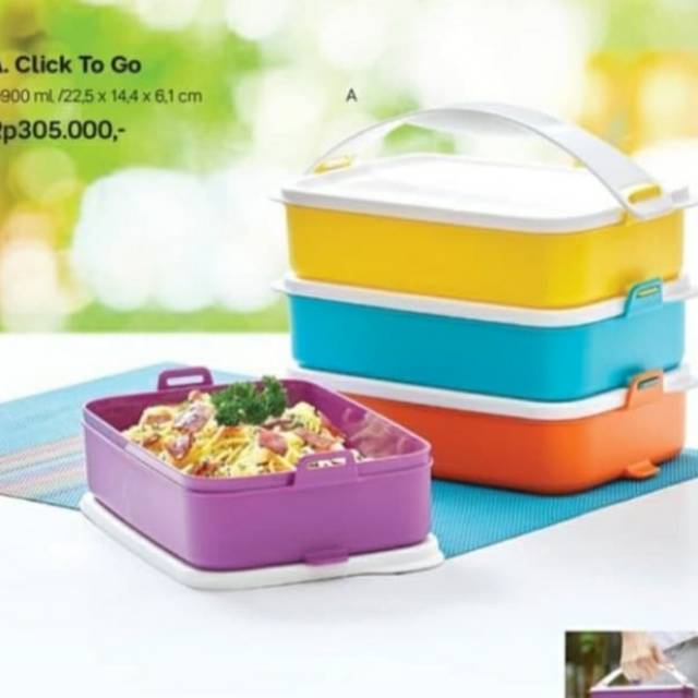 Jual Click to go Tupperware | Shopee Indonesia