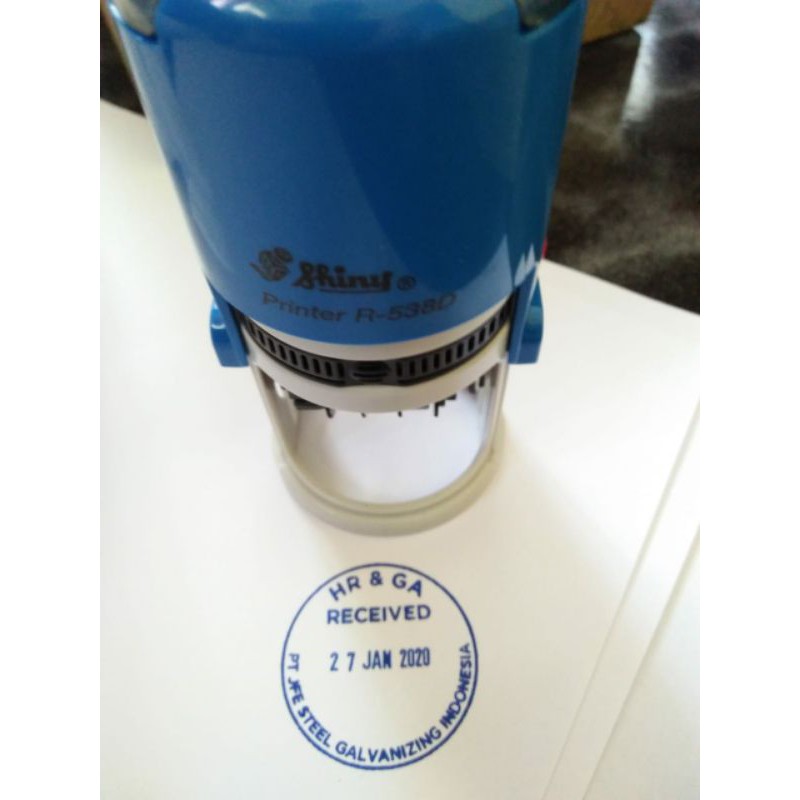 Jual stempel shiny R538d (stempel tanggal + design) | Shopee Indonesia