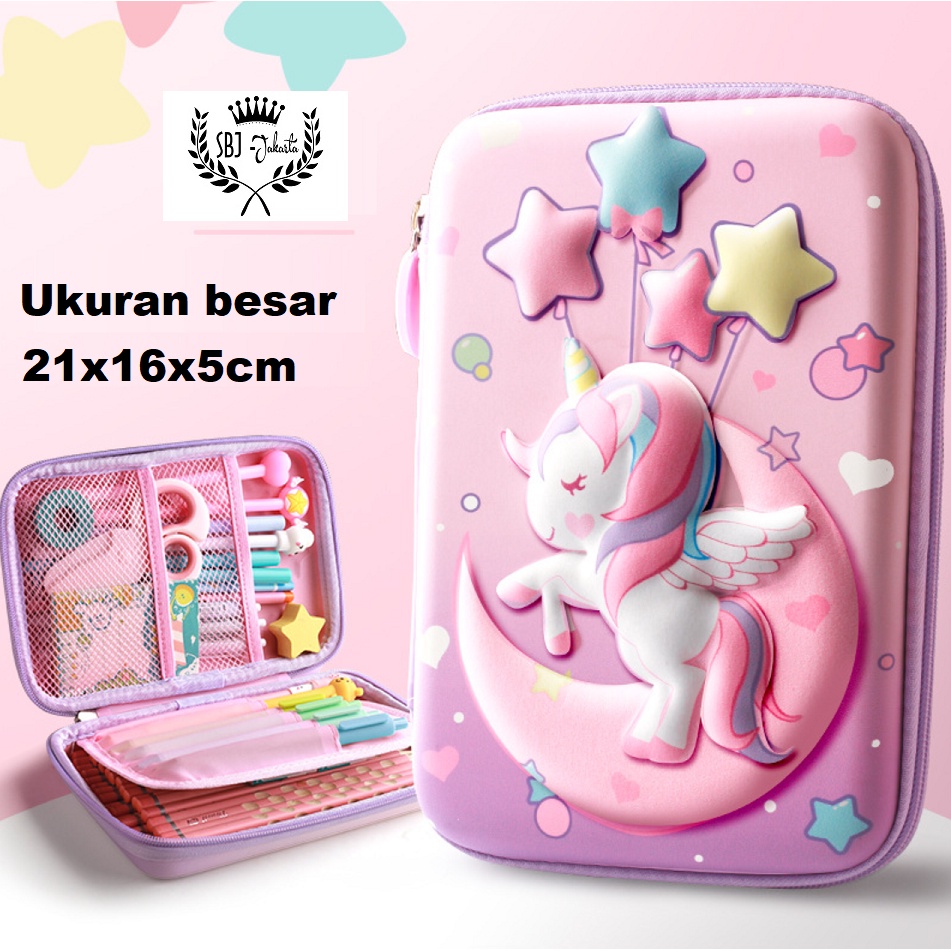 Jual Tempat pensil Kotak pensil model smiggle Lookalike Magical World ...