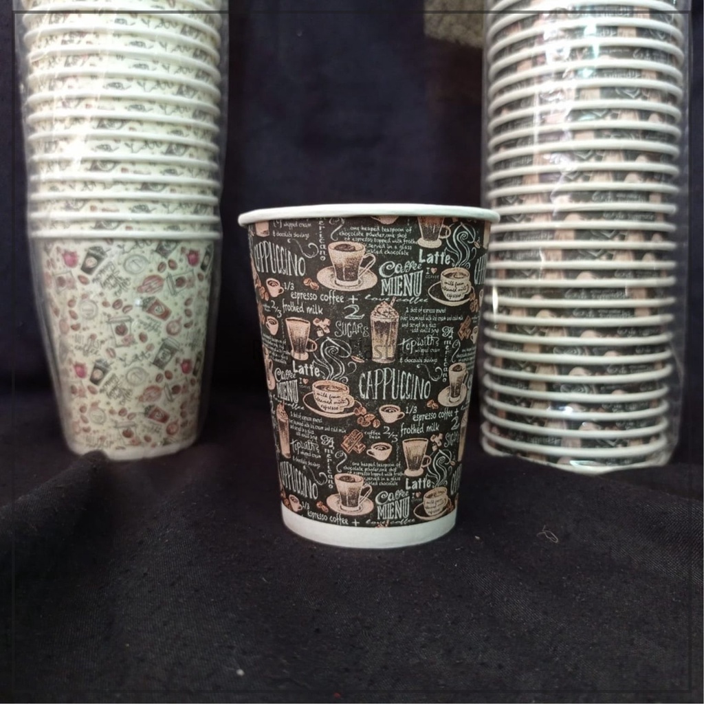 Jual [Isi 50pcs] Paper Cup / Cup Kopi / Coffee Cup / Tea Cup / Gelas ...