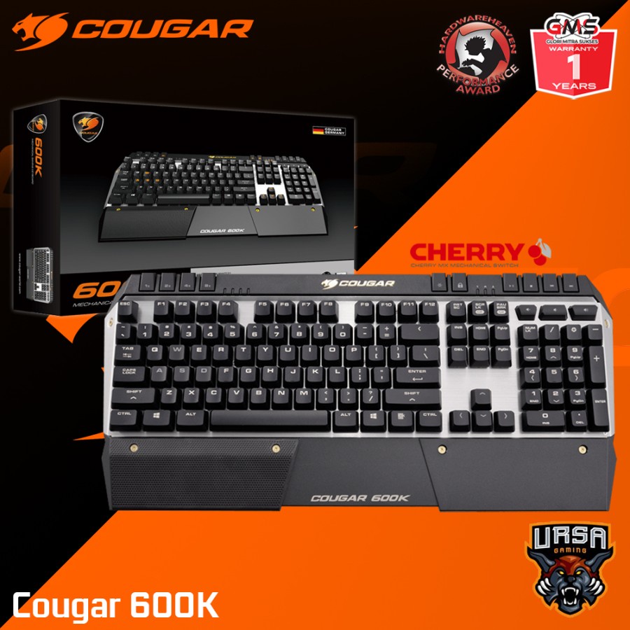 Jual Keyboard Cougar 600K | CherryMX Blue Switch | Keyboard Gaming ...
