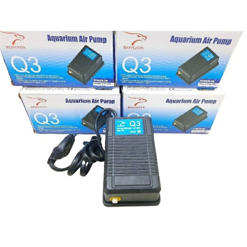 Jual Pompa udara rosston q3/aerator aquarium | Shopee Indonesia