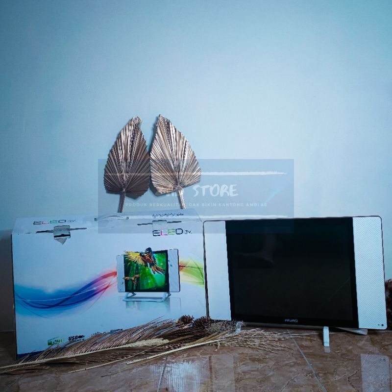 Jual TV LED 19 inch Bisa untuk monitor PC minus layar hitam di sisi ...